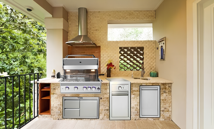 Courtyard embedded gas stove - Barbecue Grill | changzhou jianing ...