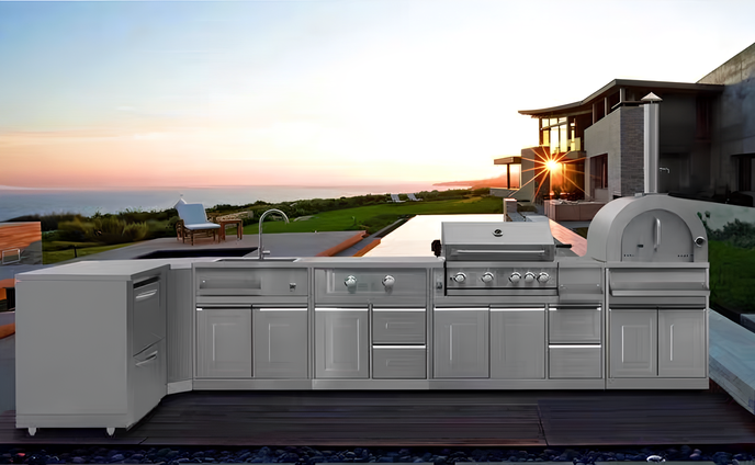 Courtyard embedded gas stove - Barbecue Grill | changzhou jianing ...